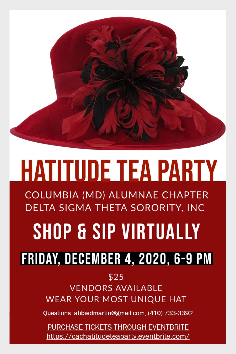 Hatitude Tea Party - Columbia (MD) Alumnae Chapter Delta Sigma Theta